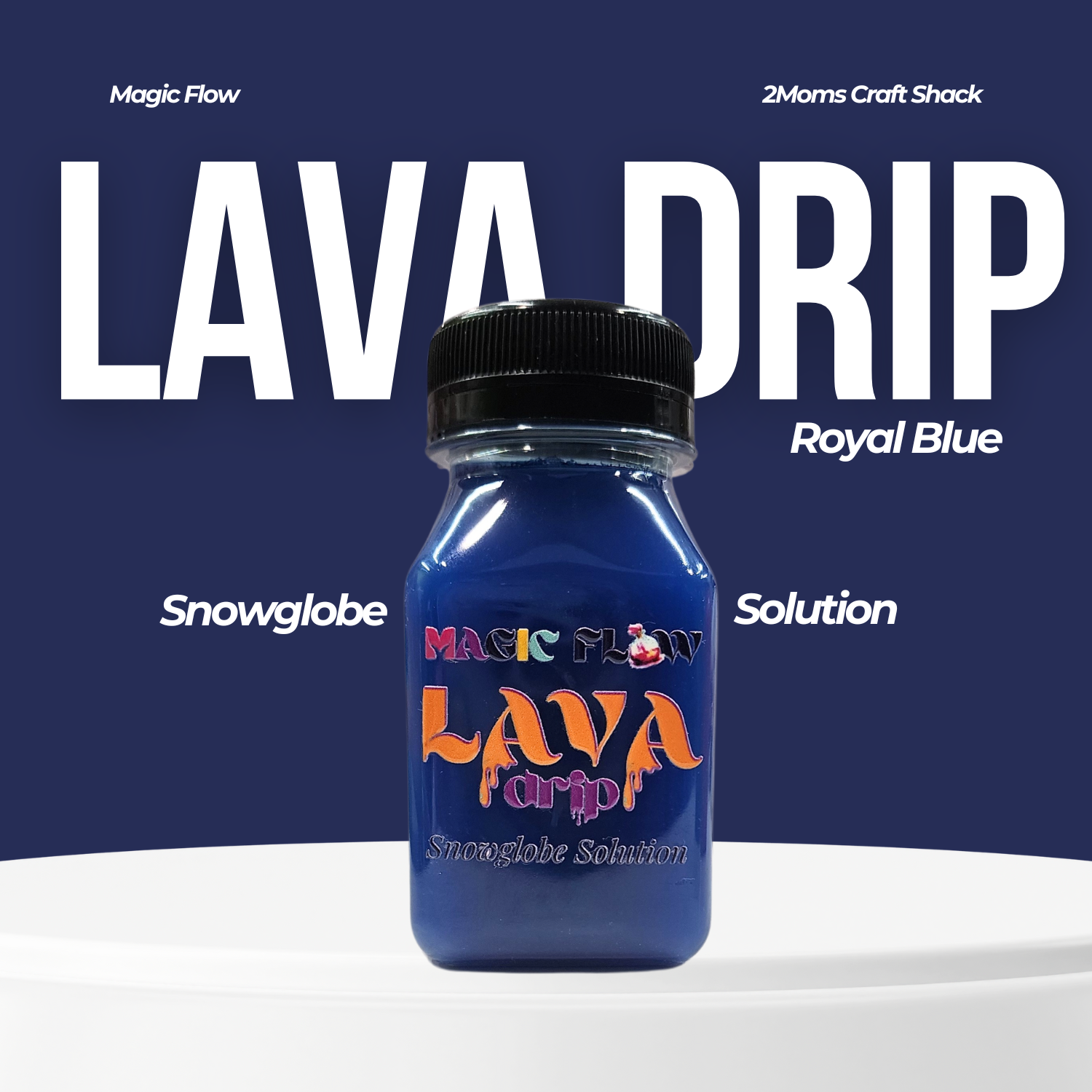 Magic Flow™ Lava Drip + Mineral Oil Kit | Royal Blue